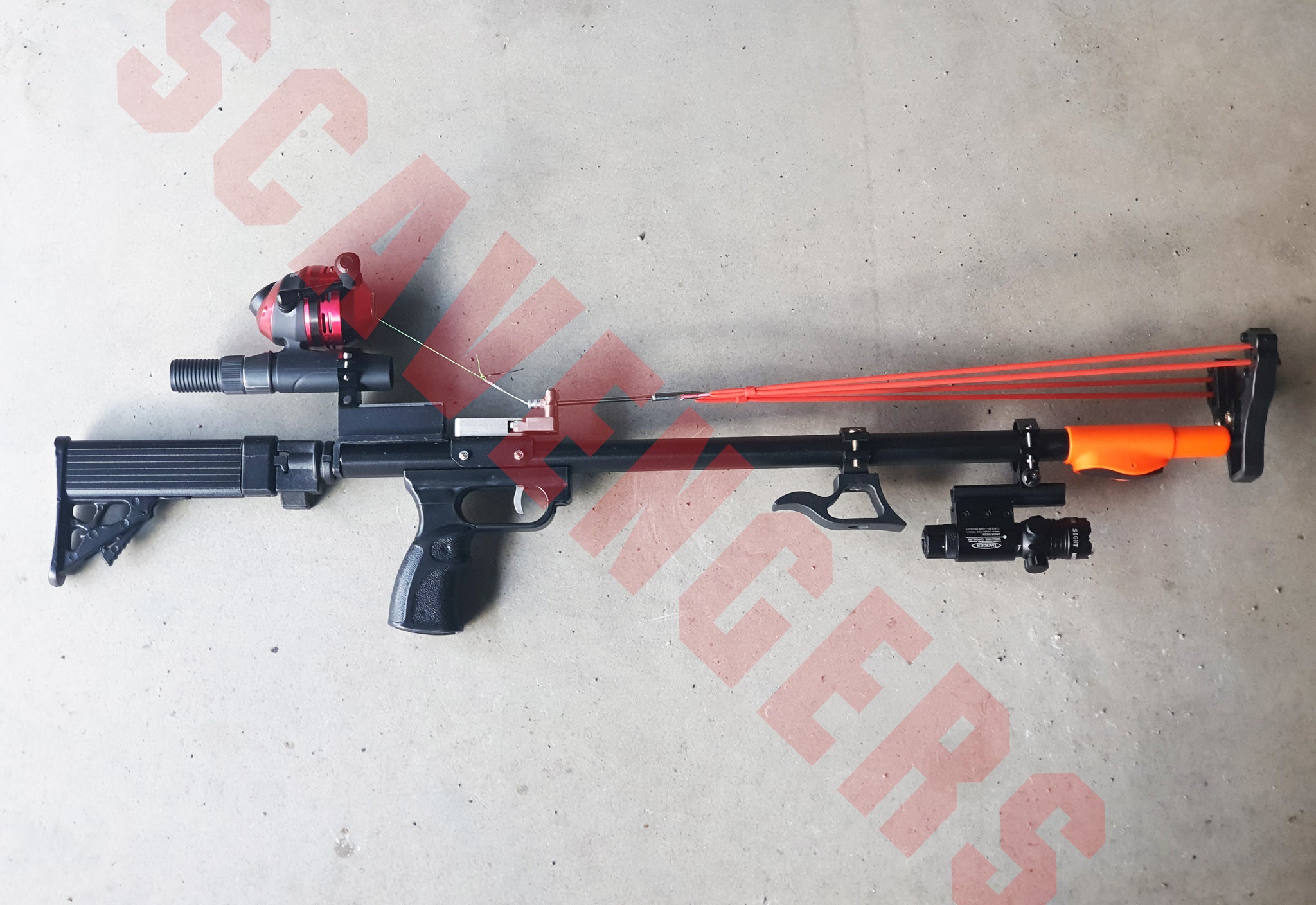 New Powerful Falcon-X Fishing Slingshot Rifle (COMPLETE KIT ...